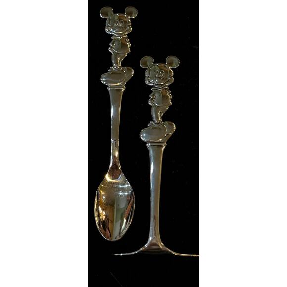 Disney | Kitchen | Disney Mickey Mouse Reed Barton 88 Stainless Spoon ...
